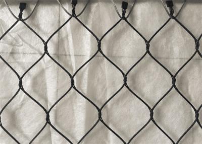 China Black Oxide Stainless Steel Mesh Panels AISI316 Cutomized Wire Mesh For Animal Enclosures for sale