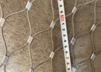 China Knotted Wire Rope Mesh 2.5mm 3.0mm Ferrule Pet Enclosure Netting Stainless Steel for sale