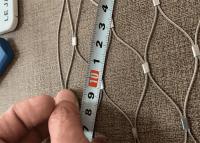 China Inox Knotted Animal Fence Netting , Stainless Steel Woven Pet Enclosure Mesh 4.0mm for sale
