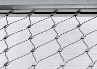 China AISI 316 X Tend Wire Rope Mesh Fencing Lin Railing Safety Inox Anti Climb Fencing Panels for sale