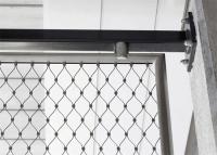 China Inox 316 Rope Mesh Fencing Flexible / Stainless Steel Ferrule Metal Rope Fence Mesh Screen for sale