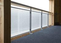China 304 Stainless Steel Decorative Woven Wire Mesh AISI Ferruled Type X Tend for sale