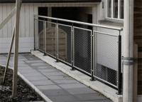 China Flexible Wire Cable Netting 304 316L / Stainless Steel Balustrade Safety Netting Knotted for sale