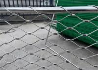 China 1.2mm Stainless Steel Cable Balustrade Mesh Infill Ferruled For Zoo Aviary Fence for sale
