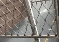 China 0.5m-3m Width Stainless Steel Rope Mesh Hot Dip Galvanized 200mm Aperture for sale