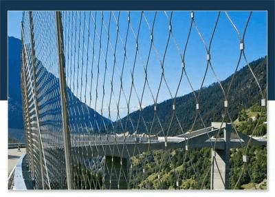 China 0.5m-3m Width Stainless Steel Rope Mesh Hot Dip Galvanized 200mm Aperture for sale