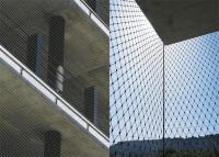China Balcony Railing Balustrade Mesh Infill Hand Woven AISI Safety Netting For Stair Railing for sale