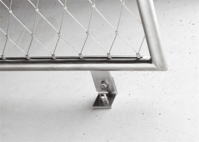 China Customized Balcony Railing Mesh 1X19 316 Expanded Metal Mesh Railing Stainless Steel for sale
