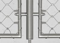 China SS304 Stainless Steel Cable Mesh Trellis 300*300mm Handrail Infills X Tend for sale