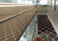 China AISI316 Stainless Steel Cable Mesh Safety Mesh Anti Falling 1.5mm Opened Ferrule for sale