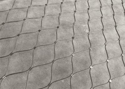 China Ferruled Customized Width Stainless Steel Cable Mesh 7 X 19 for sale