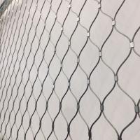 China Weave Inox Webnet Wire Mesh Custom Ferrule Type X Tend Cable Mesh Netting Flexible for sale
