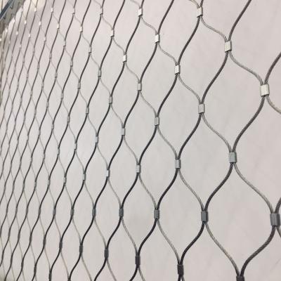 China Deck Railing Stainless Steel Cable Mesh Railing Knotted 304 For Suspension Bridge CE for sale