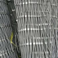 China Weave Inox Webnet Wire Mesh Custom Ferrule Type X Tend Cable Mesh Netting Flexible for sale