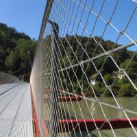 China Weave Inox Webnet Wire Mesh Custom Ferrule Type X Tend Cable Mesh Netting Flexible for sale