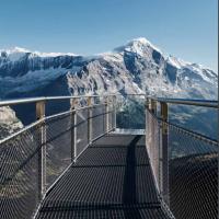 China Stair Railing Balcony Stainless Steel Rope Mesh , Decorative Balustrade Infill Panels Mesh for sale