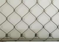 China 7X7 7×19 Wire Animal Enclosures Stainless Steel Zoo Metal Mesh For Facade Cladding for sale