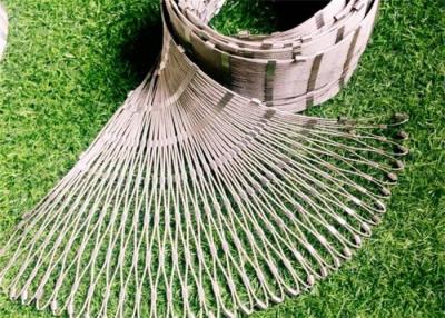 China Hot Dipped Galvanized Vertical Garden Wire Mesh Rhombus X Tend Ferruled Hand Woven for sale