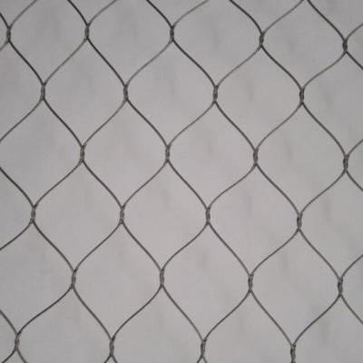 China SS304 SS316 Hand Woven Rope Mesh , Flexible X Tend Zoological Enclosure Netting Wire Mesh for sale