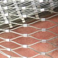 China Hot Dipped Galvanized Vertical Garden Wire Mesh Rhombus X Tend Ferruled Hand Woven for sale