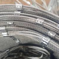 China AISI Stainless Steel Rope Mesh Galvanized Backpack And Bag Architectural Woven Metal Mesh for sale