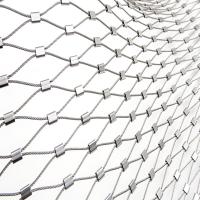 China High Strength Diamond Mesh Wire Fence X Tend / Ferruled Garden Wire Trellis for sale