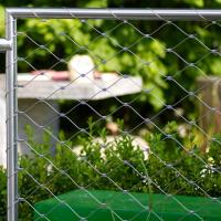 China High Strength Diamond Mesh Wire Fence X Tend / Ferruled Garden Wire Trellis for sale