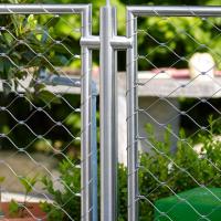 China High Strength Diamond Mesh Wire Fence X Tend / Ferruled Garden Wire Trellis for sale