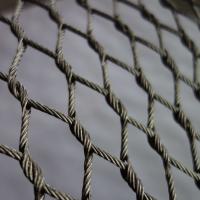 China 3.0mm 4.0mm Stainless Steel Mesh Netting , Flexible Outdoor Aviary Netting for sale