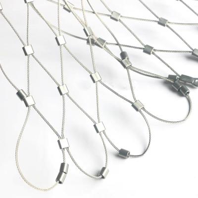 China High End Decorative Wire Mesh Fencing Black Oxide Knotted Decorative Wire Mesh Screen for sale