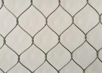 China AISI 304 Animal Fence Netting 316 Stainless Steel Diamond Mesh For Zoo for sale