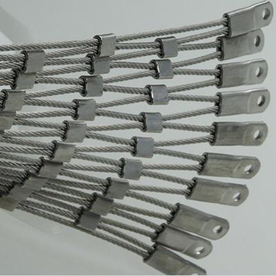 China Ferruled Animal Fence Netting 1.2mm Stainless Steel 304 Decorative Chicken Wire Mesh for sale