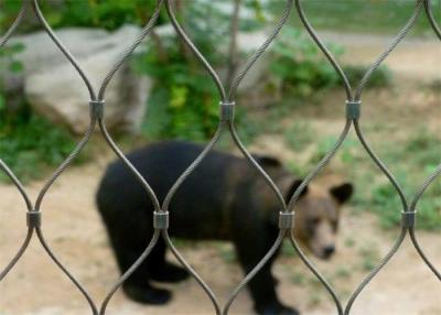 China 316L Animal Fence Netting 7X7 Flexible Stainless Steel Rhombus Bird Protection Netting for sale