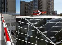 China 7X7 X Tend Building Site Security Fencing Stainless Steel For Helideck Perimeter Safety Net for sale