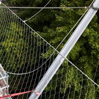 China Knotted Fall Protection Stainless Steel Safety Net Flexible 304 Fence Privacy Screen for sale