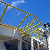 China 304 316 Stainless Steel Safety Net Cable Mesh Netting Rhombus for Fall Protection for sale