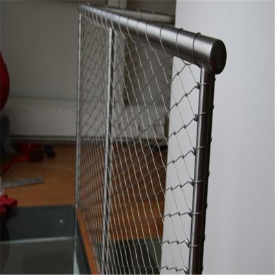 China 1.5mm 2.0mm Decorative Expanded Metal Mesh Stair Railing AISI Silver black for sale