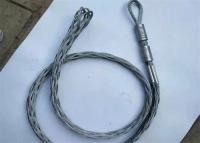 China Rotating Eye Strong Cable Pulling Grips , Power Cable Wire Rope Grip Puller Stainless Steel for sale