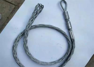 China Rotating Eye Strong Cable Pulling Grips , Power Cable Wire Rope Grip Puller Stainless Steel for sale