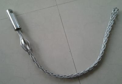 China 19 - 35mm Cable Pulling Grips Swivel Mesh Heavy Duty Wire Rope Cable Grip For Tube for sale