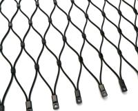 China Carson Stainless Steel Aviary Mesh 7x7  Black Oxide Wire Rope Mesh Non Rusting for sale