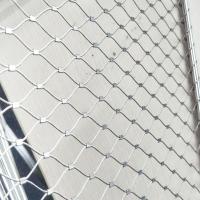 China 1.2mm 316l Stainless Steel Cable Mesh Rhombus Hole for sale