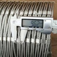 China 1.2mm 316l Stainless Steel Cable Mesh Rhombus Hole for sale