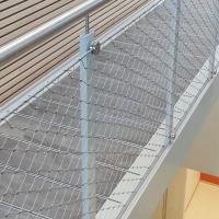China Flexible Deck Railing 316 Stainless Steel Rope Mesh 7 X 7 For Balcony for sale