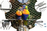 China 300x300mm Stainless Steel Aviary Mesh 304 316 316l High Strength for sale