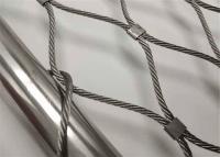 China 7 X 7 60 Degree Stainless Steel Cable Mesh Customized Width Powder Coating for sale