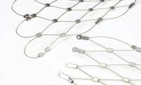 China Ferrule Corrosion Resistant Stainless Steel Cable Netting Durable for sale