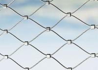 China Polished 20mm-300mm Aperture Stainless Steel Rope Mesh Corrosion Resistance for sale