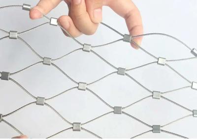China 1X19 Woven Wire Rope Ferrule Mesh Staninless Steel For Railing Or Balustrade for sale