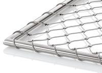 China 304L 316L Cable Mesh Railing Flexible X Tend Stainless Steel Ferrule Rope Mesh Product for sale